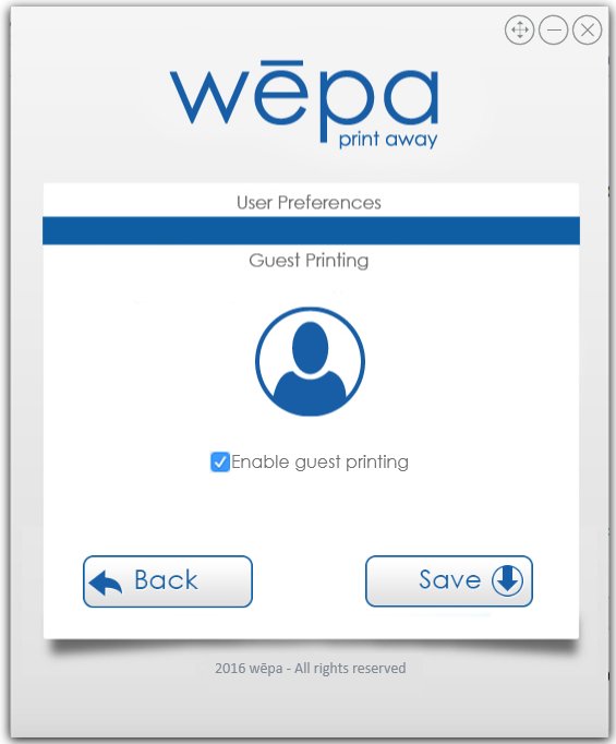 Windows Print App | wepa Support
