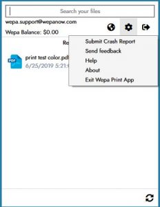 Windows Print App | https://support.wepanow.com